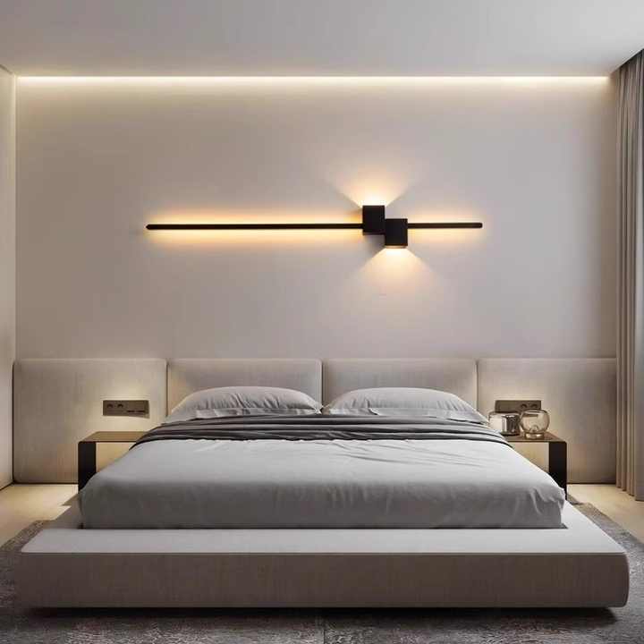 Modern LED Wall Lamp - Artistic Lighting for Living Rooms