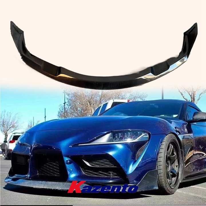For TOYOTA Supra A90 2019-2022 Carbon Fiber KZ Style Front Bumper ...