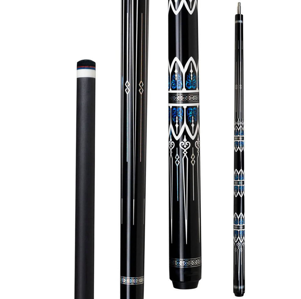 Precision Crafted Carbon Fiber Pool Cue Stick 12.5mm Tip Billiard Pool ...