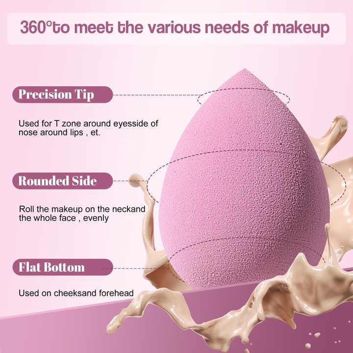 BS-MALL 14PCS Face Foundationg Sponge Set Multicolor Makeup Blending ...