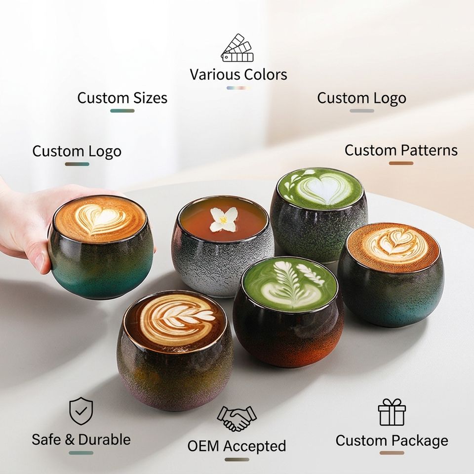 Ceramic Cups Coffee Minimalist Marble Pattern Ceramic Coffee Mug Large ...