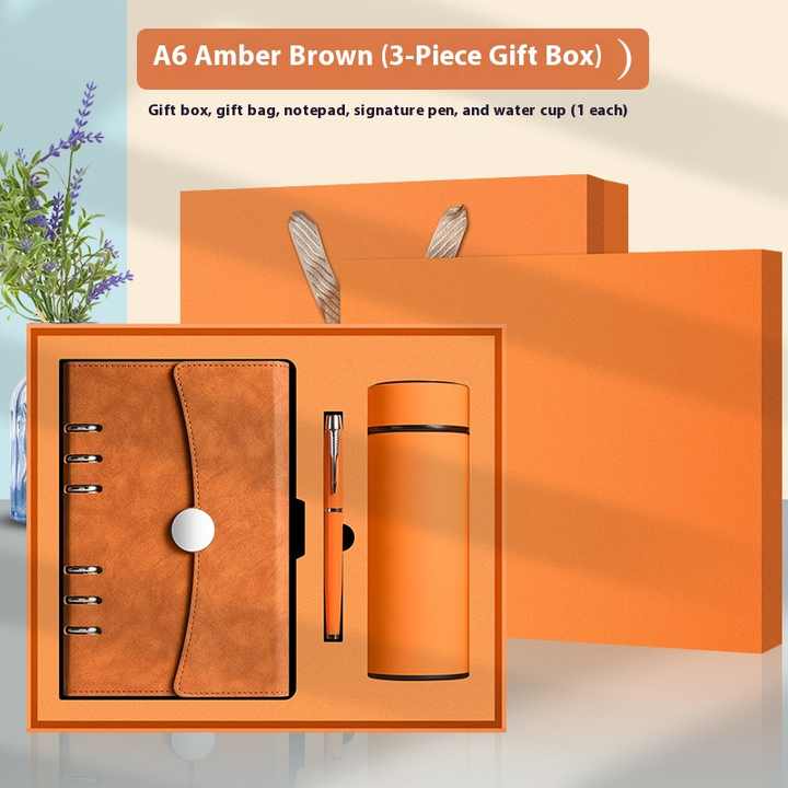 Custom Logo Luxury Business Journal Notebook Set A5 Size Hardcover ...