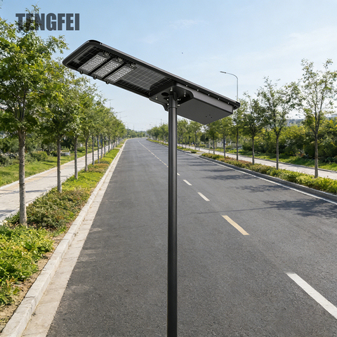 All-In-One Integrated Solar Street Lights - Yangzhou Tengfei Steel ...