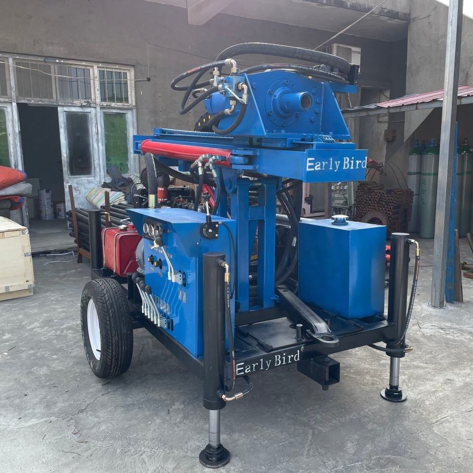 Early Bird Diesel Water Well Drilling Rig with Gearbox and Pump ...