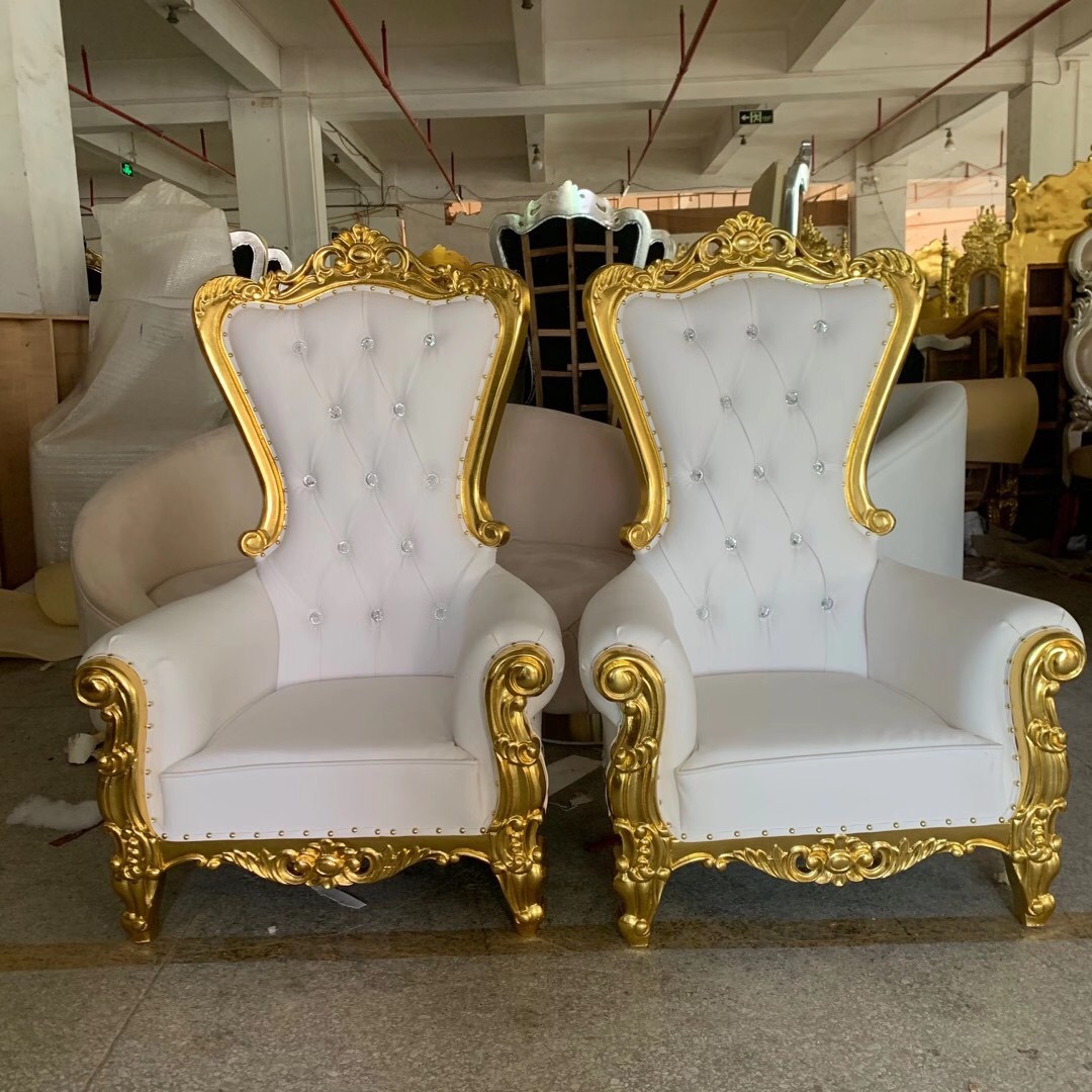 Luxury King Chair - Gold Throne Hotel Furniture