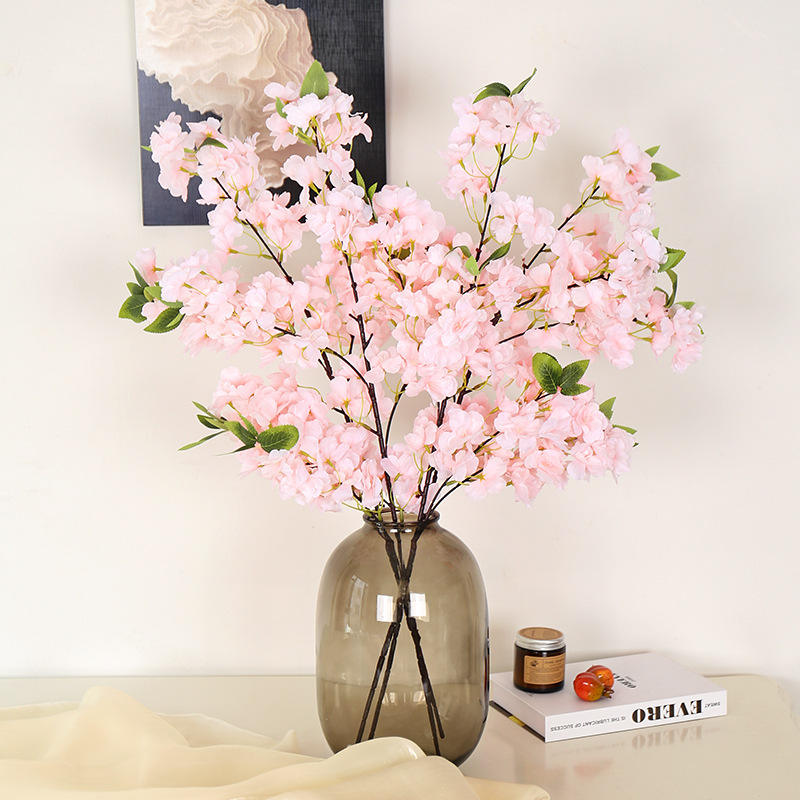 2026 Simulate 4-pole Encrypted Cherry Blossom Branches, Decorate Trees ...