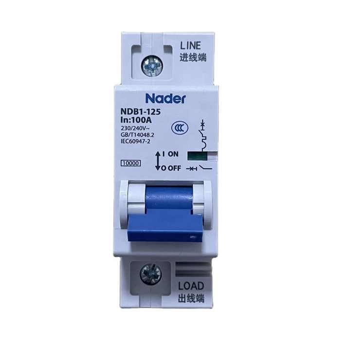 Nader NDB1-125-C100A Circuit Breaker - Reliable Electrical Isolation