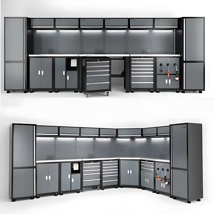 OEM Modular Garage Workstation Cabinet Tool Cabinet Heavy-duty Auto ...