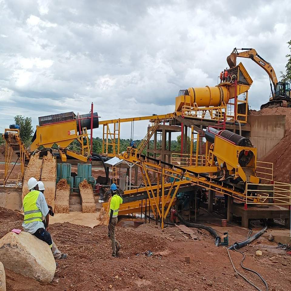 50-400TPH Automatic Mobile Trommel Screening Equipment with Pump Sand ...