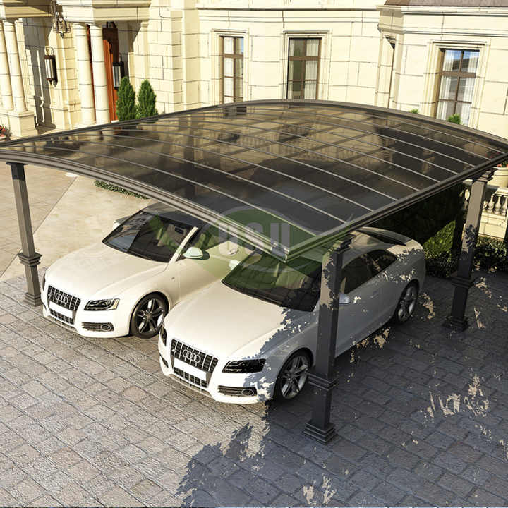 USU 6x6 Aluminium Canopy Double Carport for Two Cars