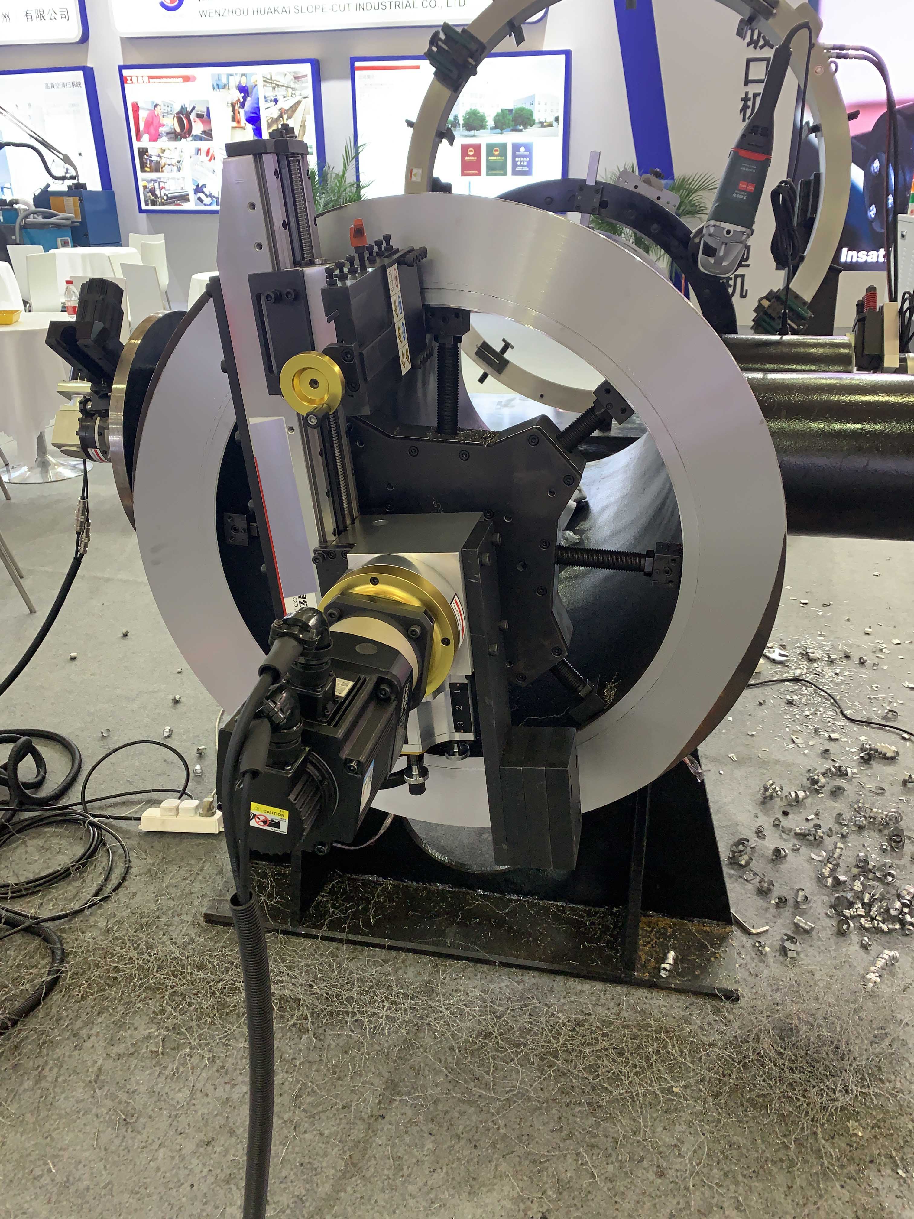 Flange facer portable flange facing machines Resurfacing joysung Pipe And Tube On-site pipe/flange RTJ Grooves Machining