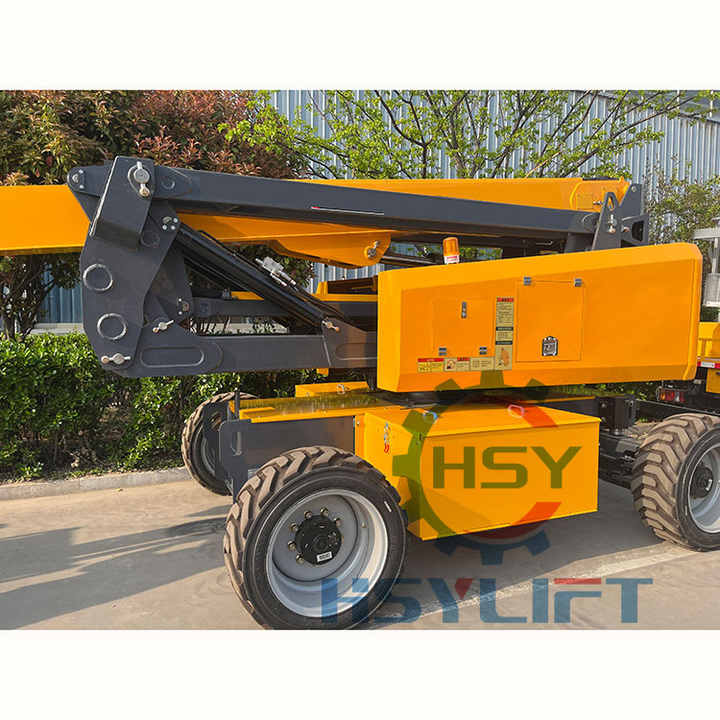 China Self Propelled Articulated Towable Boom Lift Telescopic Boom Man ...