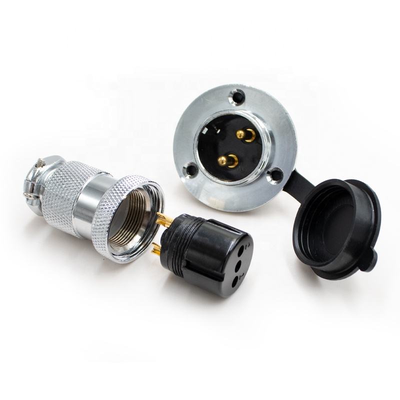 25mm GX25-2Pin Metal Aviation Connector Thread Male Female Kit Plug ...
