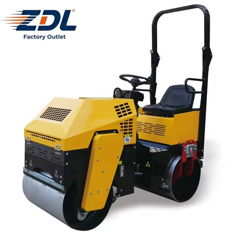 ZDL Factory Fully Hydraulic Walk Behind Double Drum Road Roller Mini ...