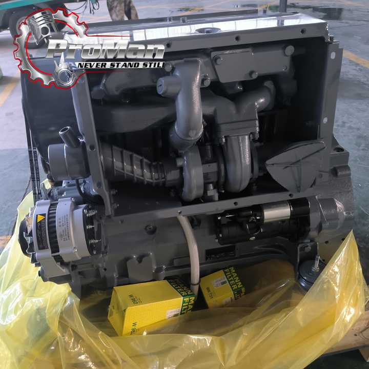 Marca Deutz BF4L914 CE72.4 Motor diésel de cuatro cilindros refrigerado ...