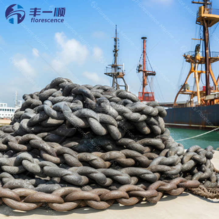 Galvanized Hot-dip Galvanizing Marine Chain Ship Anchor Chain Mooring Chain M1 M2 M3 M4 R3 R3S ...
