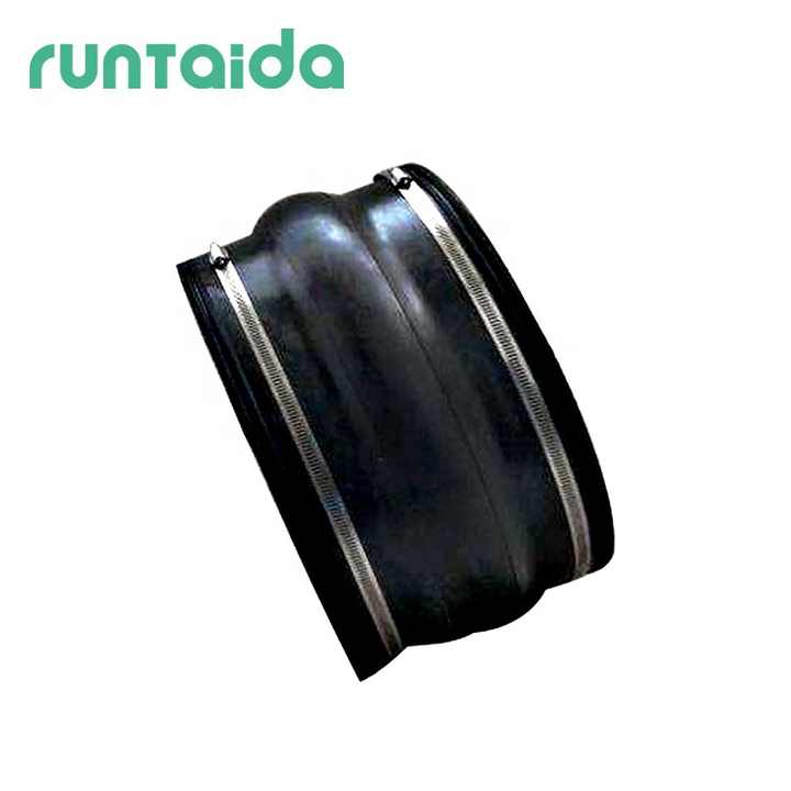 Rubber Coupling Pipeline Bellows Compensator Clamp EPDM Flexible Rubber ...