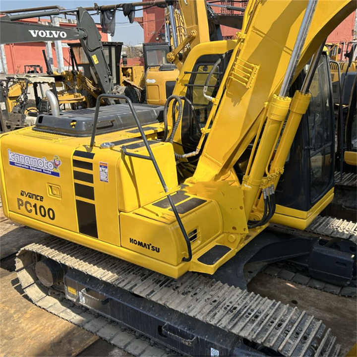 10 Ton KOMATSU PC 100 Excavator Used in Shanghai Good Used Excavator ...