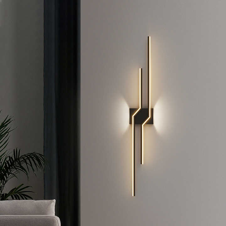 Art Grille Living Room TV Backdrop Wall Lamp Minimalist Bedroom Bedside ...