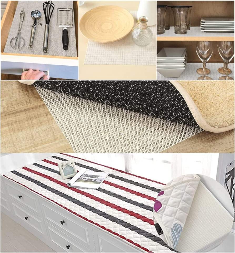 Anti-Slip Mat 45*150cm Thick Lightweight Breathable Anti-Deformity Free ...