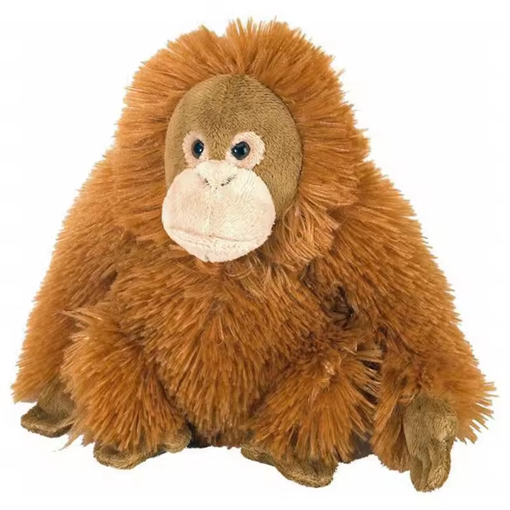 Custom Big Soft Orangutan Stuffed Animal Toy Cute Plush Monkey With ...
