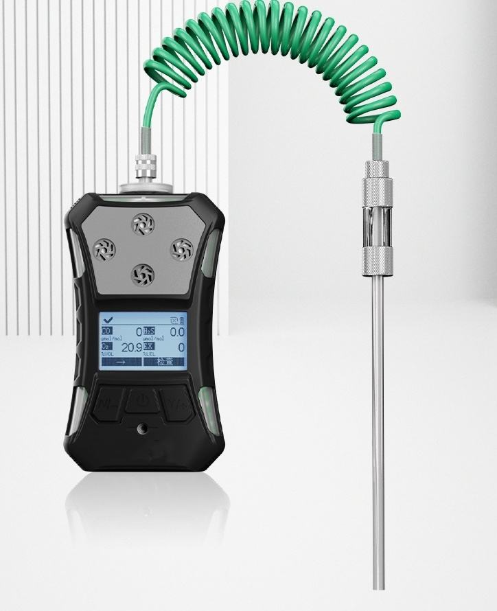 Pumping 4 in 1 Gas Detector CH4 LEL CO H2S O2 Multi Gas Detector Portable Industrial ...