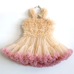Baby Pink Frock - 2025 New Design Girls' Party Dress