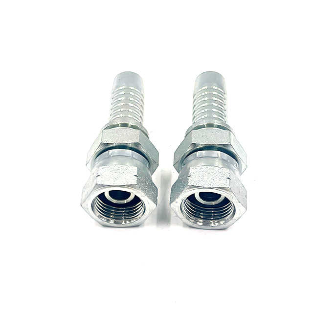 22611D Double Hex Hydraulic Fitting BSP Female 60 Cone BSP Female ...