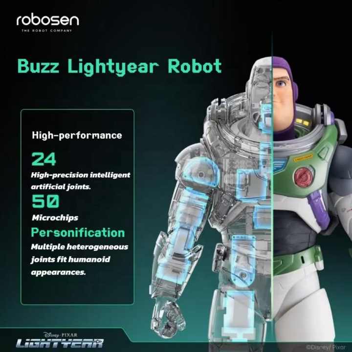 Robosen Buzz Lightyear Smart Robot Toy with APP Control & Voice Command
