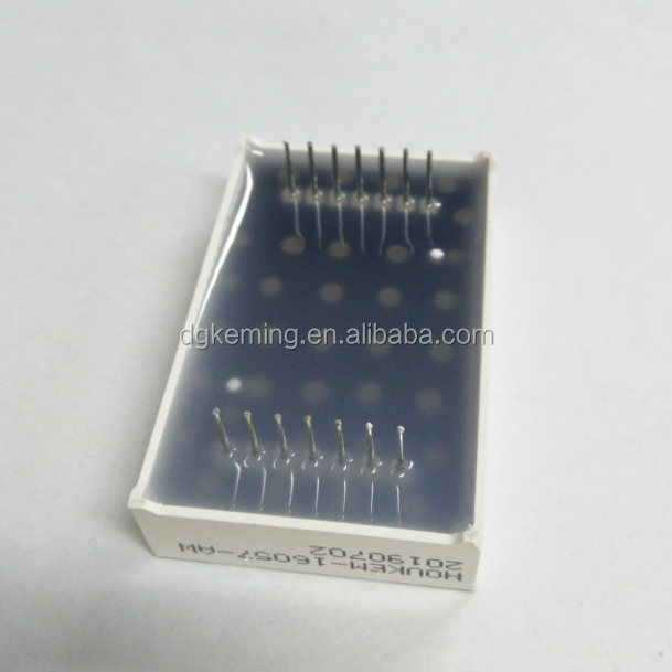 4.5mm Red Dot Matrix 1.6 Inch Orange 5x7 Dot Matrix Display| Alibaba.com