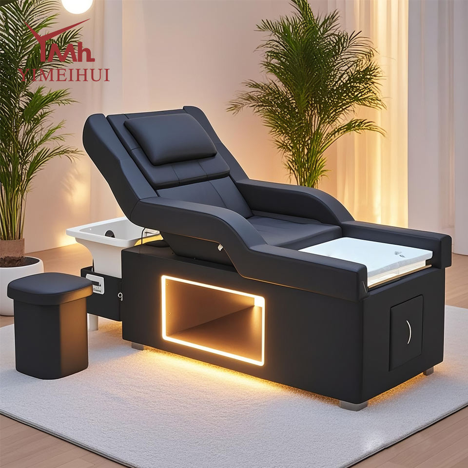 Thai Custom Hair Salon Furniture Head Therapy Bed Shampoo Bed Spa Hair ...