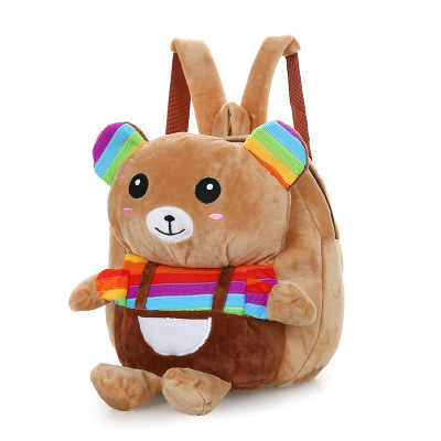 Cute Bear Plush Backpack for Boys Girls 1-3 Years Old Baby Cartoon ...