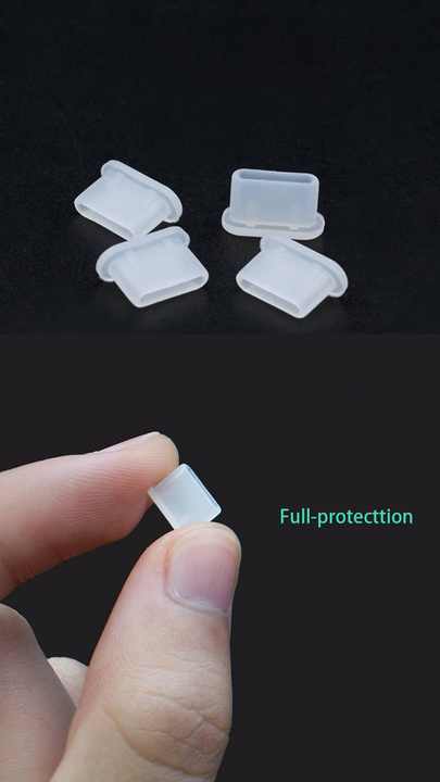 Silicone Rubber USB C Port Dust Covers - Protect & Style