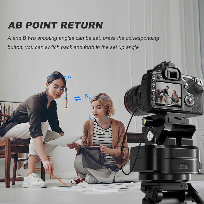 M7 Motorized Rotating Panoramic Tripod Head for DSLR Cameras