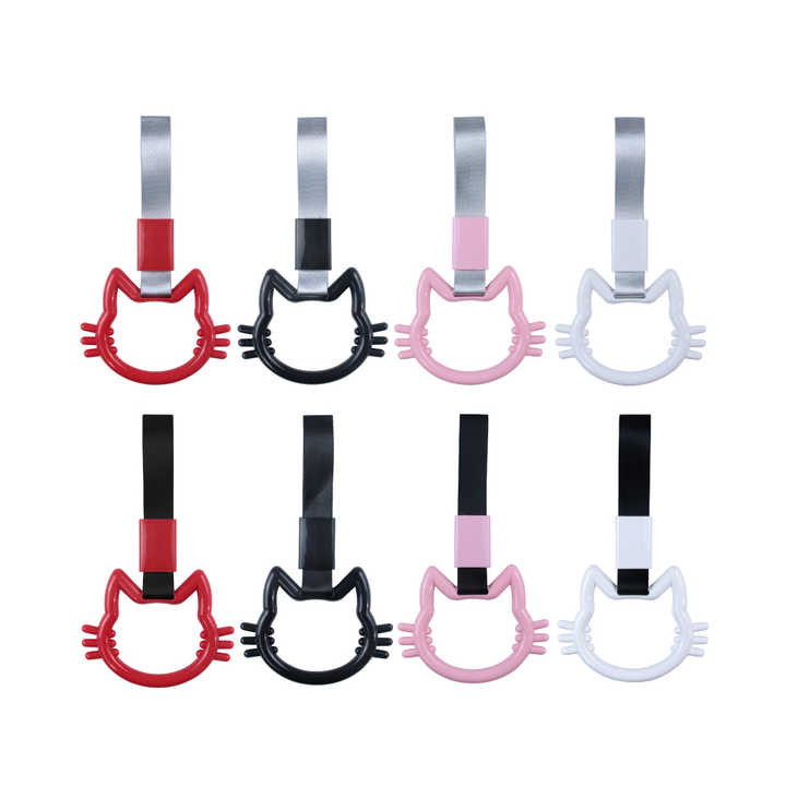 JDM Tsurikawa Cartoon Anime Cat Car Interior Pull Ring Subway Train Bus ...
