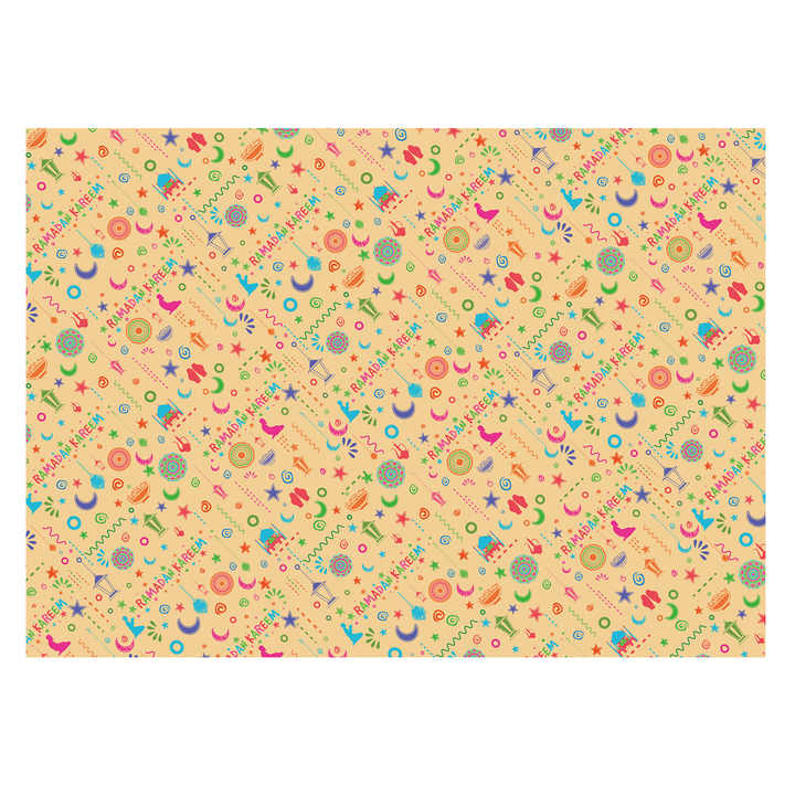 Eid Mubarak Wrapping Paper Roll Ramadan Decor 2025 for Home Ramadan ...