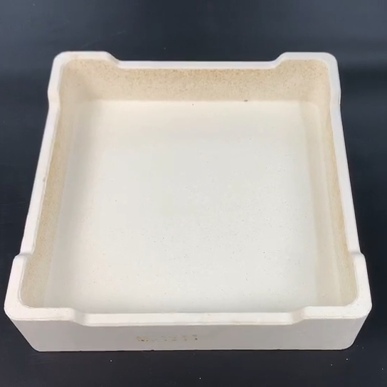 High Temperature Use Refractory Cordierite Sagger For Powder Firing ...