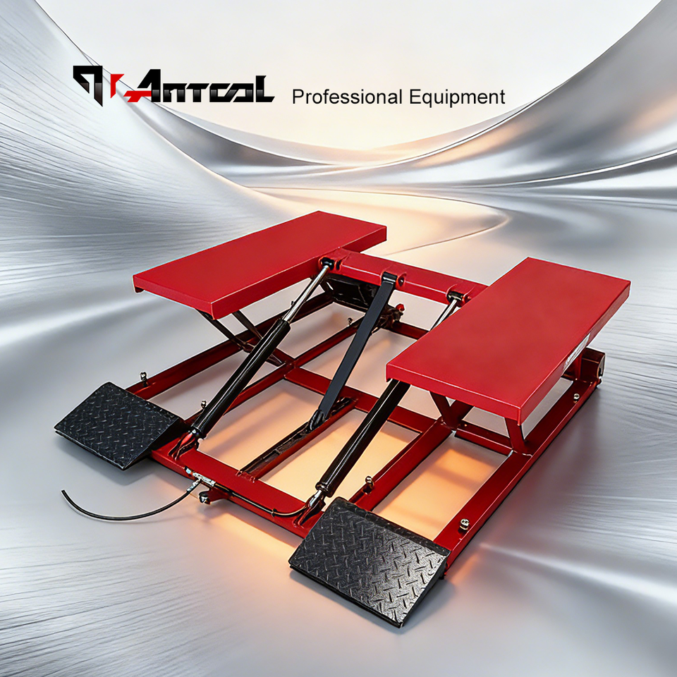 AnTool 3.5T Small Car Scissors Lift Platform Electric Car Lifts ...