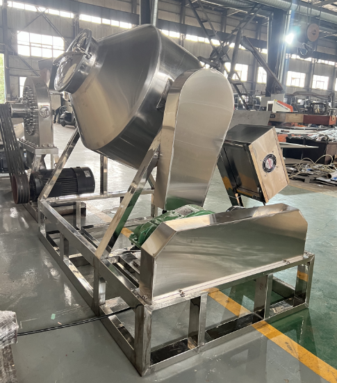 Rotary Drum Mixer - Stainless Steel 3D Blender 100L