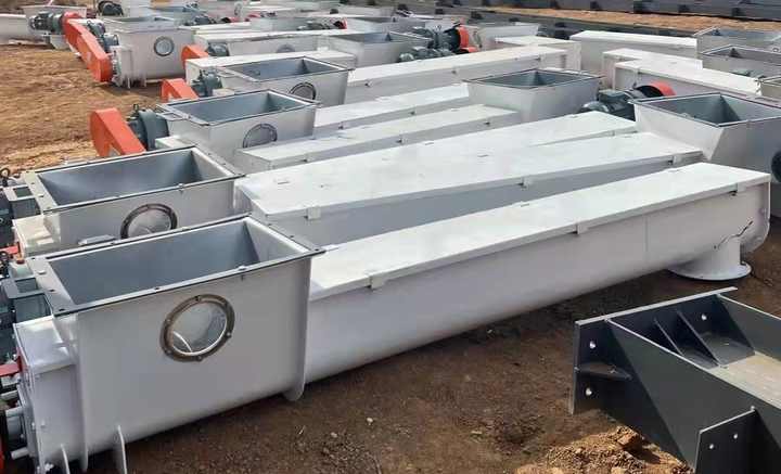 New Industrial Spiral Screw Conveyor U-Shaped Round Hopper Powder ...