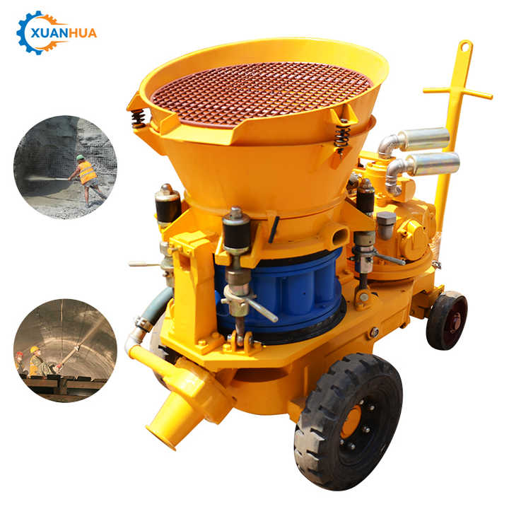 Small Electric Concrete Shotcrete Mining Tunnel Railway Pneumatic Dry ...