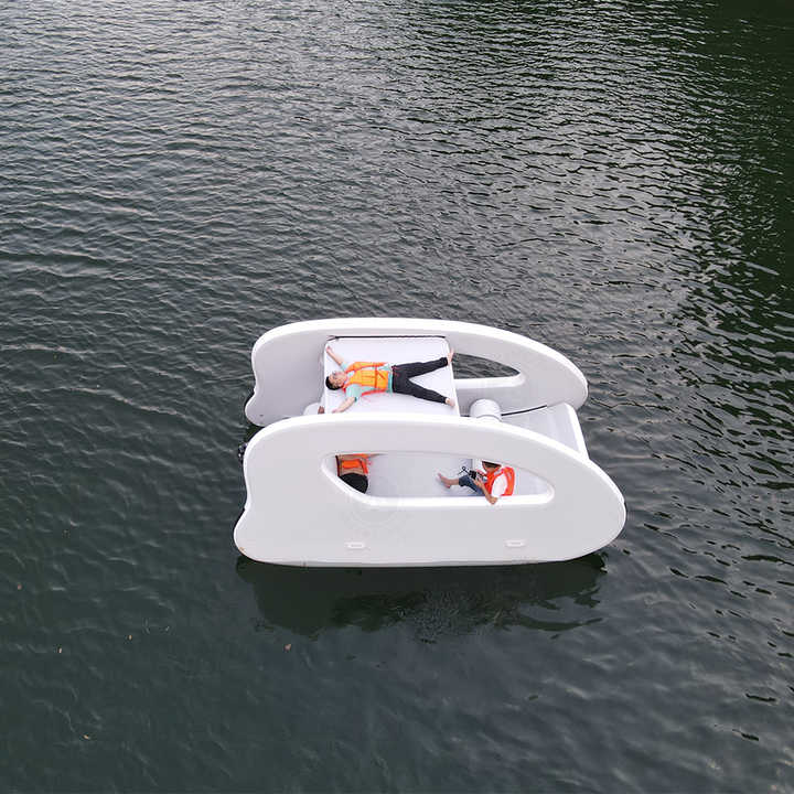 EJIA Inflatable Lake River House Boat - Perfect for Water Adventures