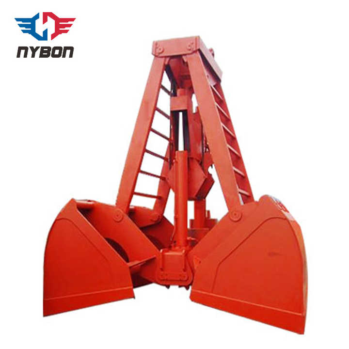 Hydraulic Grab Bucket 4 Rope Mechanical Grab Bucket for Unloading Coal ...