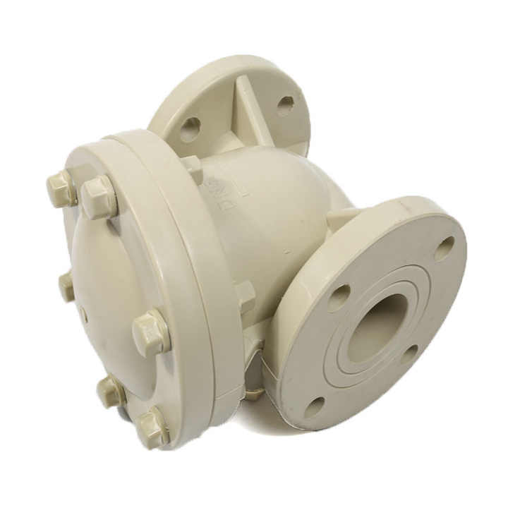 PPH Flange Swing Check Valve Anti Backflow and Corrosion-resistant ...