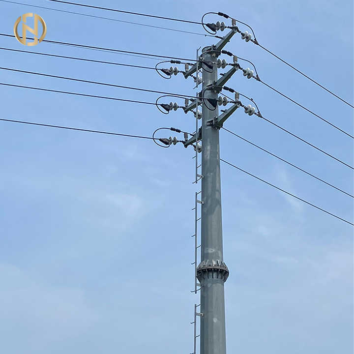 FUTAO Galvanized Transmission Line Steel Poles - Durable & Efficient
