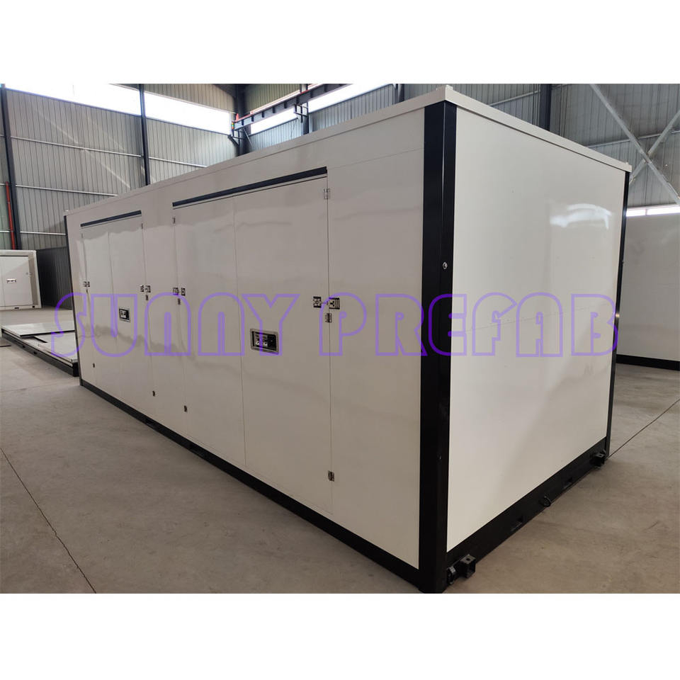 MULTIPLE DOORS Steel Material Prefab Assemble Stackable Foldable Mobile ...