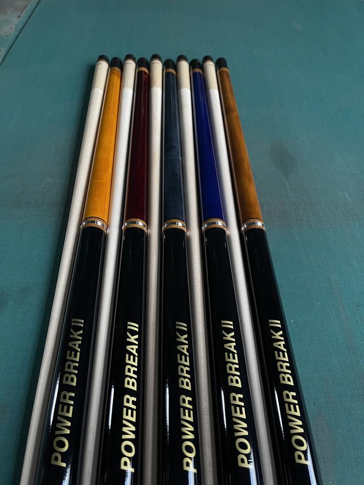 New Style 3-Piece Maple Wood Pool Cue - Jianying Power Break