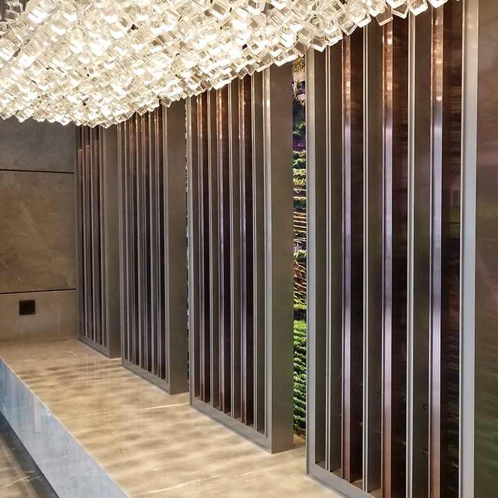 Stylish Stainless Steel Wall Partitions for Modern Spaces