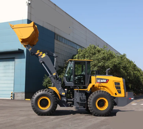 Front End Loader Wheel Loader 5 Ton XC958 Front Loader With 3.1m³ Side ...