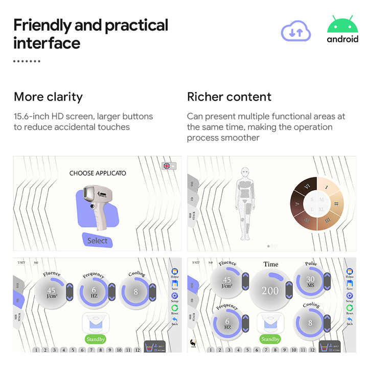 2in1 ICE Titanium UV Lamp AI Intelligent Analysis Switchable Diode ...